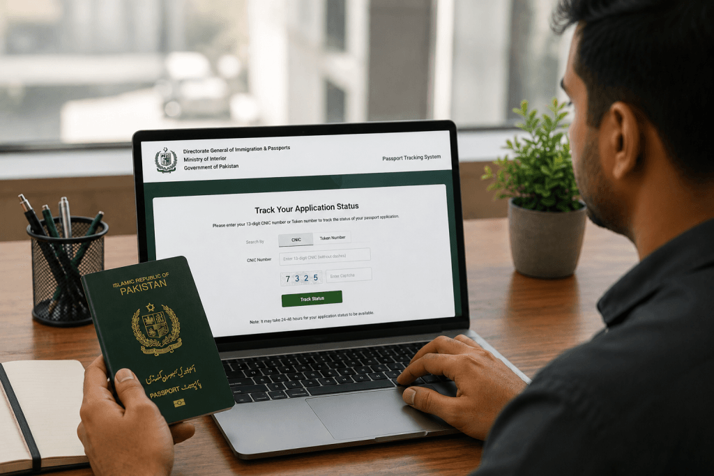 How to Track Pakistan Passport Application Status Online with CNIC or ...