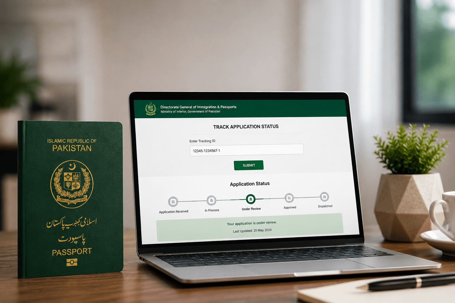 How to Track Pakistan Passport Application Status Online with CNIC or ...